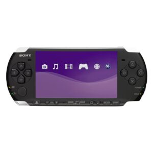 sony playstation portable psp 3000 series handheld gaming console system (black) (renewed)