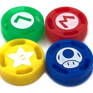 Silicone Non-Slip Cap Case Thumb Grips Cover Analog Thumb Stick Joystick Button Cap Handle Button Caps for Switch Joy-con (A) 1