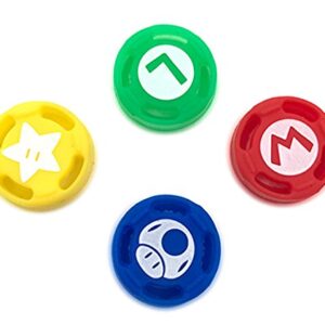 Silicone Non-Slip Cap Case Thumb Grips Cover Analog Thumb Stick Joystick Button Cap Handle Button Caps for Switch Joy-con (A) 1