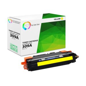 TCT Premium Compatible Toner Cartridge Replacement for HP 308A 309A Q2670A Q2671A Q2672A Q2673A works with HP Color LaserJet 3500 3500N 3550 3550N Printers (Black, Cyan, Magenta, Yellow) - 4 Pack