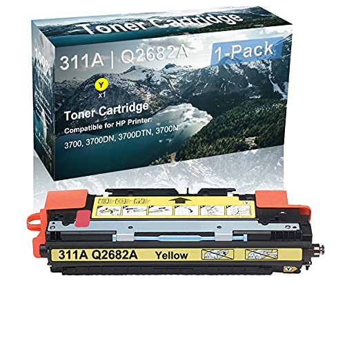 1-Pack (Yellow) Compatible High Yield 308A 311A | Q2682A Laser Printer Toner Cartridge use for HP 2500L 2500N Printer