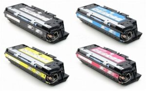 calitoner remanufactured laser toner cartridge replacement for hp 308a, 309a- (4 pack cmyk)