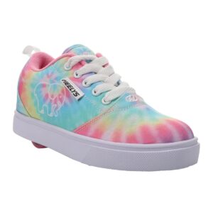 HEELYS Youth Girls Pro 20 Prints Ivory Ella Wheels Skate Sneaker Shoes (7, Tie-dye/Multi, numeric_7)