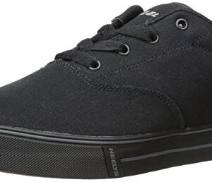 Heelys Launch-K Skate Shoe, Black Canvas, 3 M US Little Kid