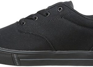 Heelys Launch-K Skate Shoe, Black Canvas, 3 M US Little Kid