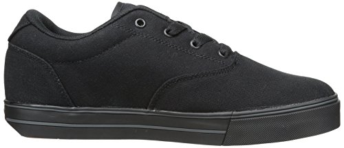 Heelys Launch-K Skate Shoe, Black Canvas, 3 M US Little Kid