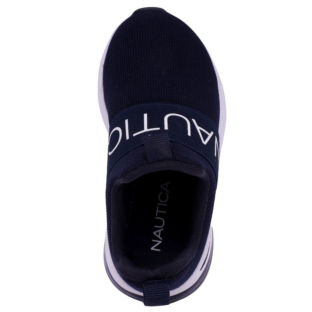 Nautica Kids Boys Fashion Sneaker Slip-On Air Cushion Athletic Running Shoe for Toddler and Little Kids-Mattoon-Navy-5