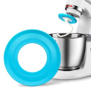 sunsetbaby dough hook shield for kitchenaid mixer, keep the mixer clean, fit all type c shape 3.74in/95mm diameter kitchenaid stand mixer hooks (blue)