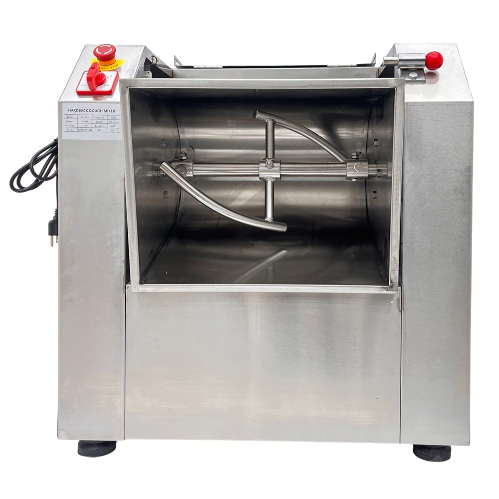 INTSUPERMAI 110V Commercial Dough Mixer Machine 15 KG Kneading Capacity Electric Food Mixer Flour Mixer1500W/2HP for Dough Mixing Kneading