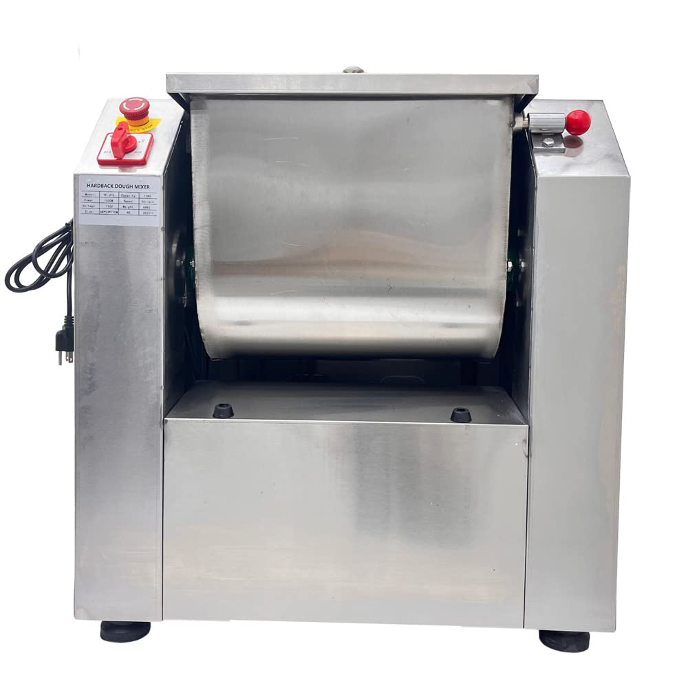 INTSUPERMAI 110V Commercial Dough Mixer Machine 15 KG Kneading Capacity Electric Food Mixer Flour Mixer1500W/2HP for Dough Mixing Kneading