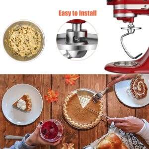 Dough Hook for Kitchen-aid Mixer Attachments 4.5-5 Quart Tilt-Head Stand Mixer K45DH Stainless Steel Dough Hook for Kitchen-aid Mixer Accessories Parts, Dishwasher Safe