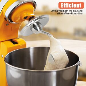 Dough Hook for Kitchen-aid Mixer Attachments 4.5-5 Quart Tilt-Head Stand Mixer K45DH Stainless Steel Dough Hook for Kitchen-aid Mixer Accessories Parts, Dishwasher Safe