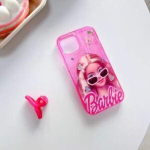 sofancy 3d pink phone case for iphone 14 pro max, trendy and stylish for dolls