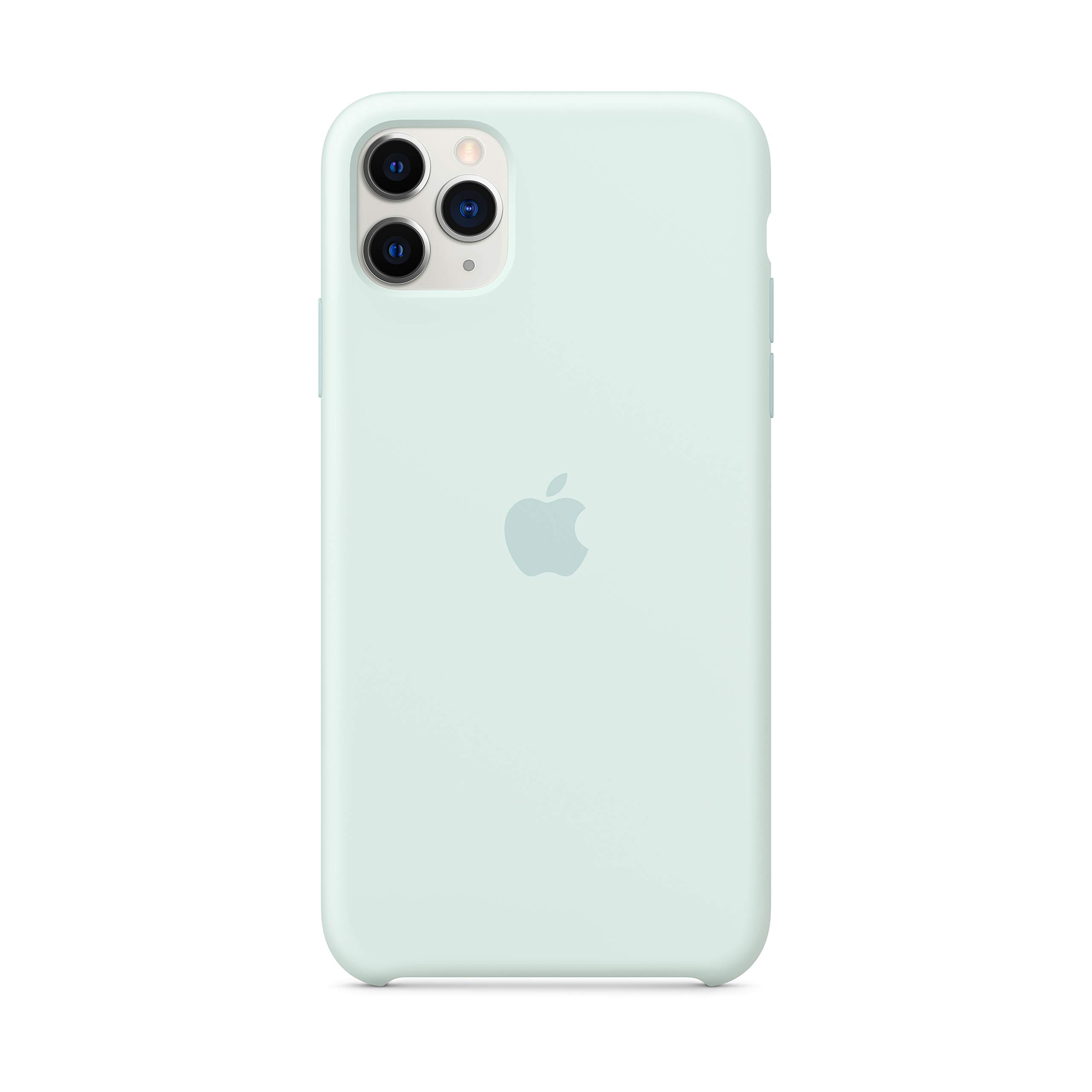 Apple iPhone 11 Pro Max Silicone Seafoam Case - Slim Fit, Wireless Charging Compatible