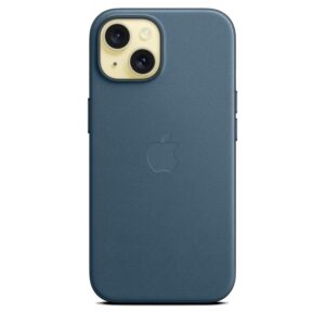 Apple iPhone 15 FineWoven Case with MagSafe - Pacific Blue