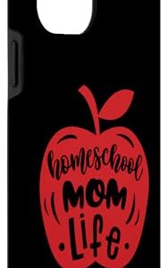 iPhone 14 Pro Max Homeshcool Mother Life Funny Cute Apple Mom Teacher Case