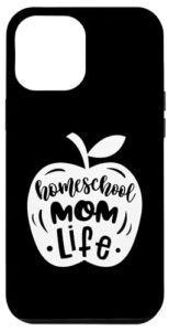 iphone 14 pro max homeshcool mother life funny cute apple mom teacher case