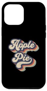 iphone 14 pro max retro vintage apple pie - baking lover baker apple pie lover case