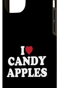 iPhone 14 Pro Max I Love Candy Apples, I Heart Candy Apples Case