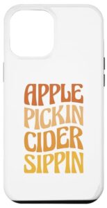 iphone 14 pro max apple pickin cider sippin case