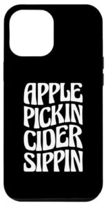 iphone 14 pro max apple pickin cider sippin case