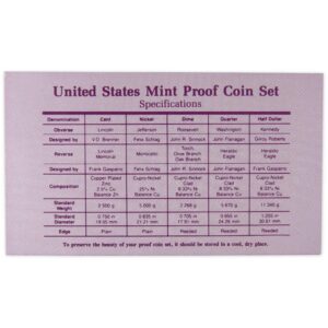 1992 Clad Proof Set U.S. Mint Original Government Packaging OGP COA