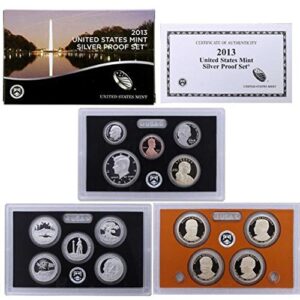 2013 s us mint silver proof set ogp