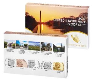 2019 s united states mint proof set without bonus 2019 "w" proof penny