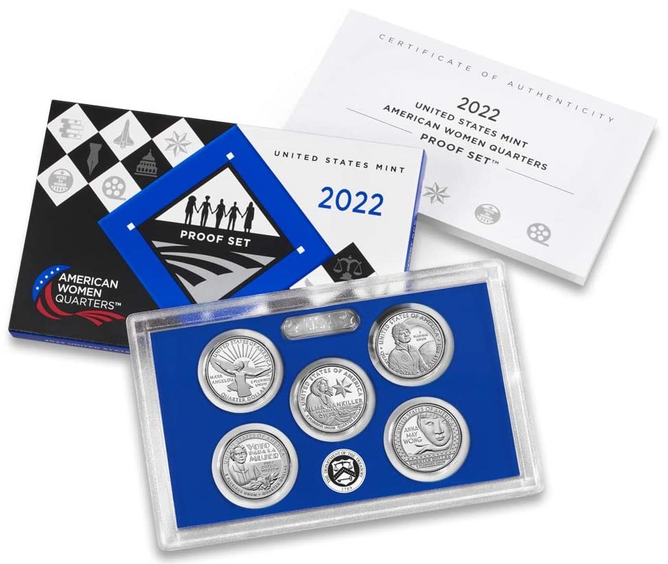 2022 American Women Quarters Proof Set Proof