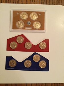 2015 collection 2015 presidential update set s proof set and p,d bu 12 coins brilliant uncirculated