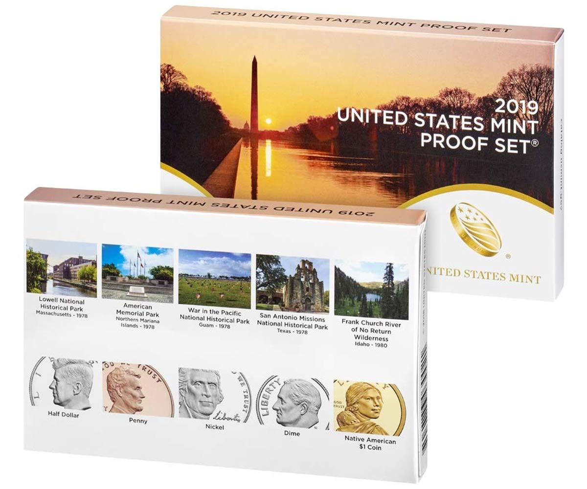 2019 S 10 Coin Clad Proof Set in OGP with CoA Proof