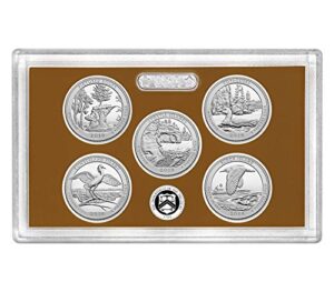 2018 s america the beautiful 2018 s quarter proof set clad 5 coin set no box or coa pf