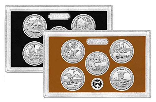 2018 S America the beautiful 2018 Silver and Clad Quarter proof sets no box or COA Proof