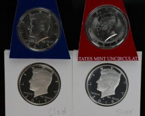 2019 various mint marks kennedy 2019 p+d+s+s kennedy half dollar silver clad mint proof set ~ pd from mint set gem uncirculated