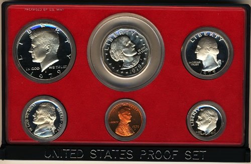 1979 S Clad Proof 5 Coin Set in Original Government Packaging Proof