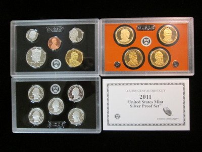 2011 S Silver Proof Set 14 coin set