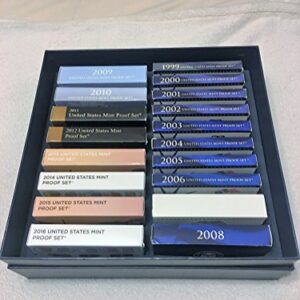 2016 S Proof Set Collection of US Mint Proof Sets 2016-1999 Total of 18 Sets Very Good