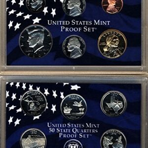 2004 S U.S. Mint 11-coin Clad Proof Set - OGP box & COA Proof