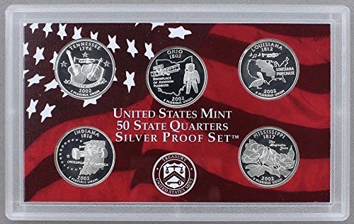 2002 S Silver US Proof Set 10 PC Coin set Proof