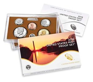 2019 s us mint 10-coin clad proof set proof set us mint gem with box and coa