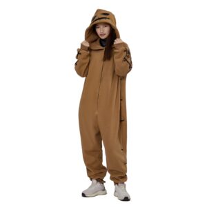 1791's lady anime cosplay onesie pajamas adult one piece animal jumpsuits halloween chirstmas costume sleepwear (oogie boogie, xl)