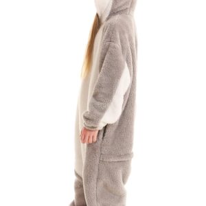 ATOZ Onesie for Kids, Animal Pajamas Halloween Cosplay Costume for Girls Boys, Koala 8-9Y