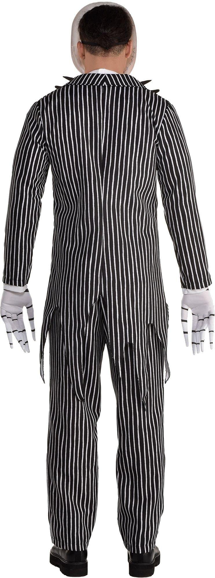 Amscan Jack Skellington Costume for Adults, Disney, Nightmare Before Christmas, Standard Size, with Accessories