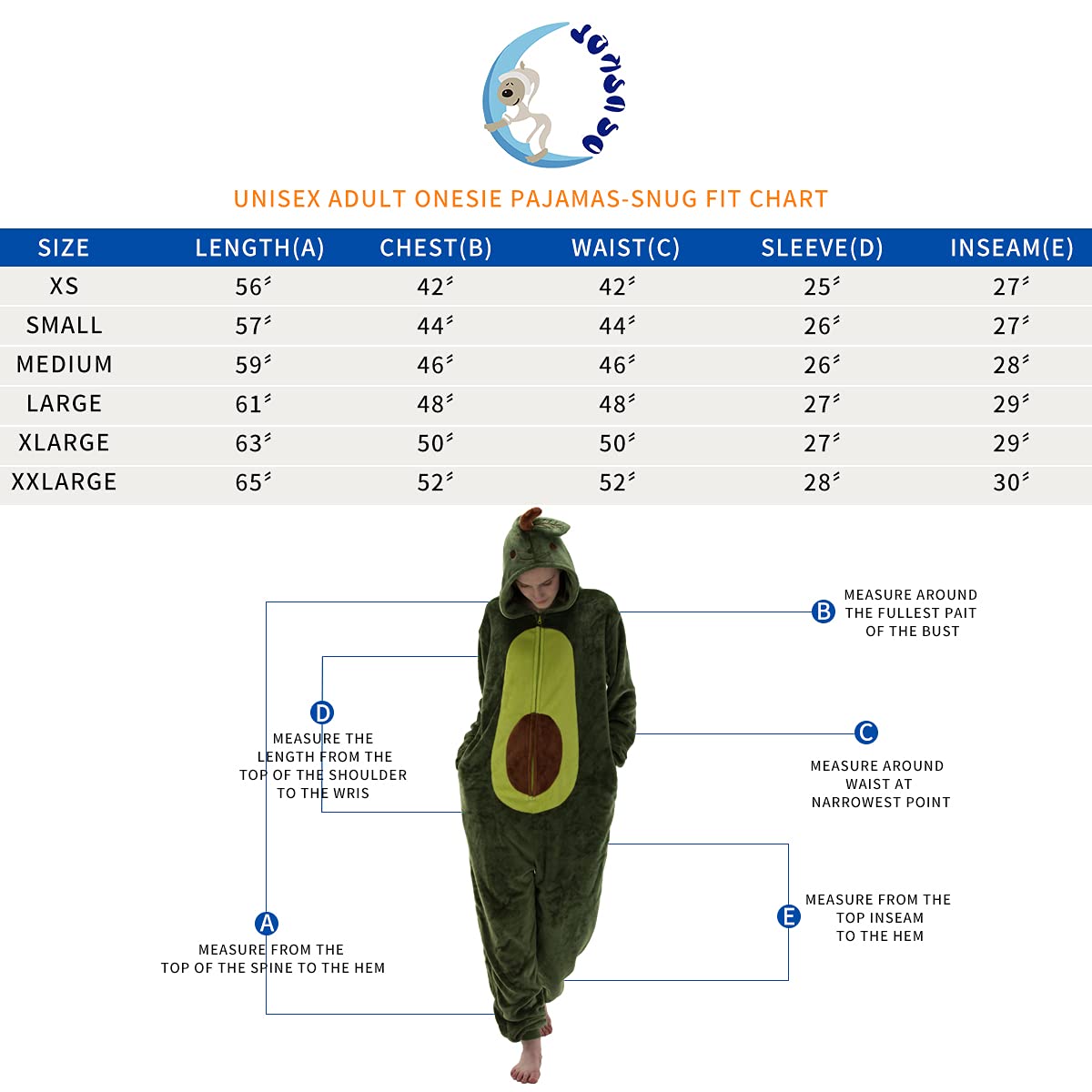 COSUSKET Snug Fit Unisex Adult Onesie Pajamas, Flannel Cosplay Animal One Piece Halloween Costume Sleepwear Homewear