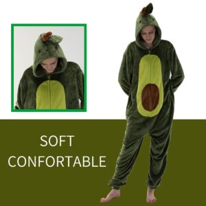 COSUSKET Snug Fit Unisex Adult Onesie Pajamas, Flannel Cosplay Animal One Piece Halloween Costume Sleepwear Homewear