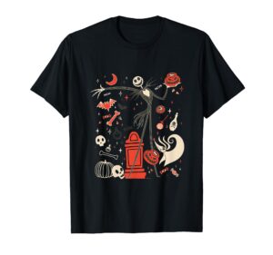 disney the nightmare before christmas jack & zero halloween t-shirt