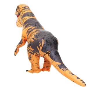 YOOVL Inflatable Dinosaur Costume Adult, Dinosaur Inflatable Costume for Adult, Blow Up Dinosaur Costume for Halloween Cosplay Party Christmas