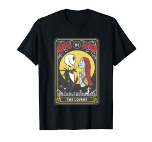 disney the nightmare before christmas jack & sally lovers t-shirt