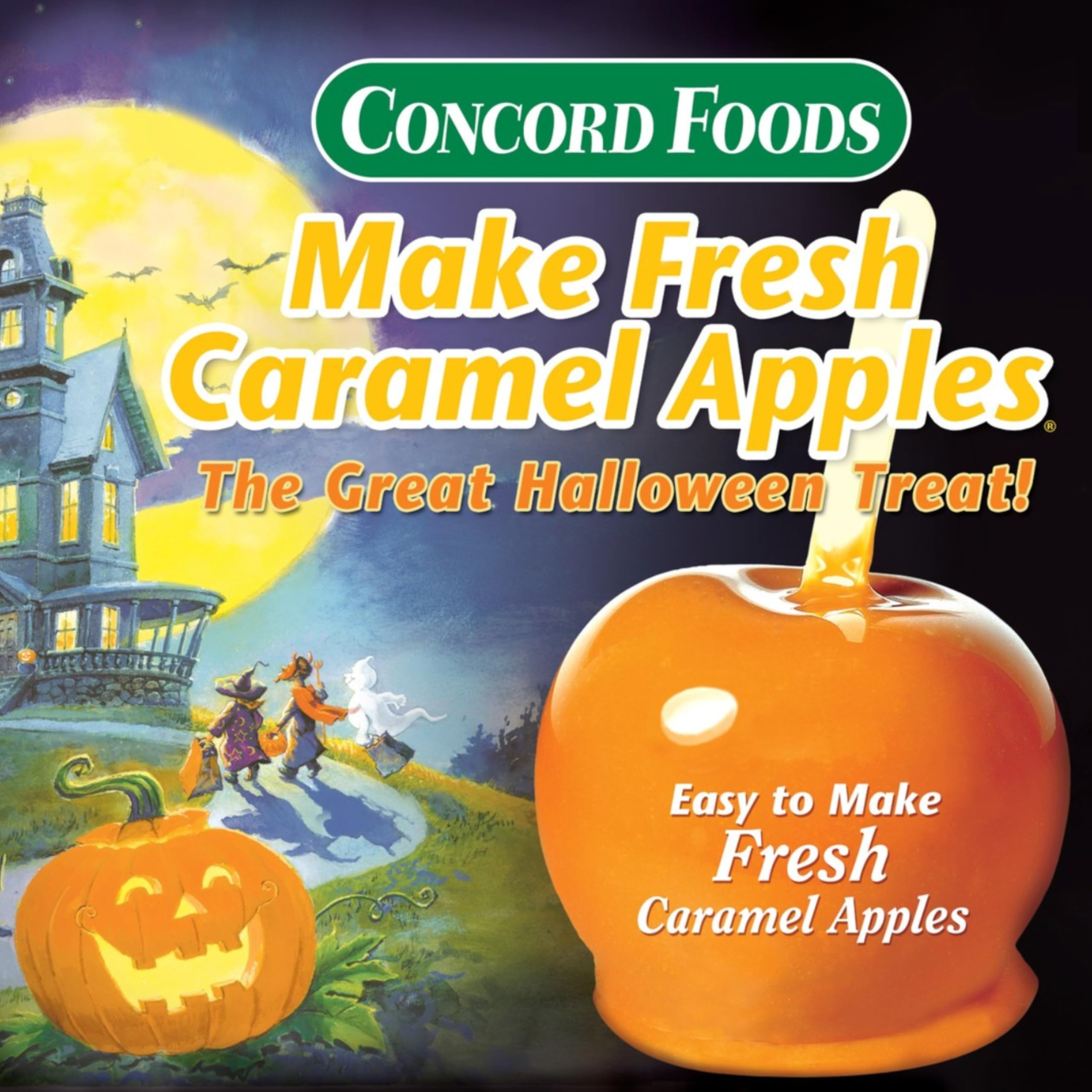 CONCORD CANDY & CARAMEL APPLE KITS (Makes 20 candy apples)