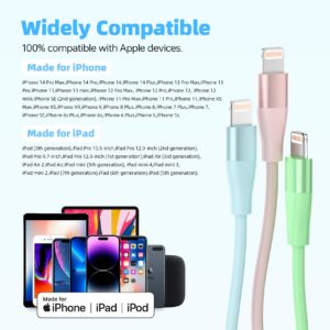 iPhone Charger 3Pack 10 FT Apple MFi Certified Lightning Cable Fast Charging iPhone Charger Cord Compatible with iPhone 14 13 12 11 Pro Max XR XS X 8 7 6 Plus SE iPad and More